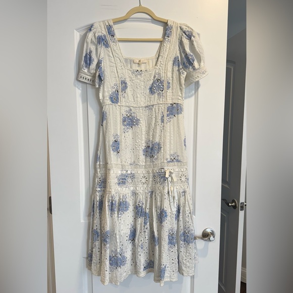 LoveShackFancy | Dresses | Loveshackfancy Reggie Dress In Morning Mist ...